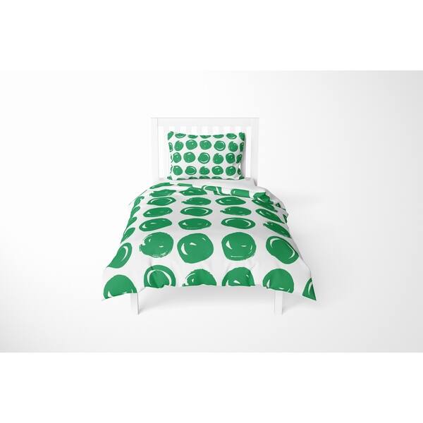 CLAY CIRCLE BRIGHT GREEN Comforter By Kavka Designs - Bed Bath & Beyond ...