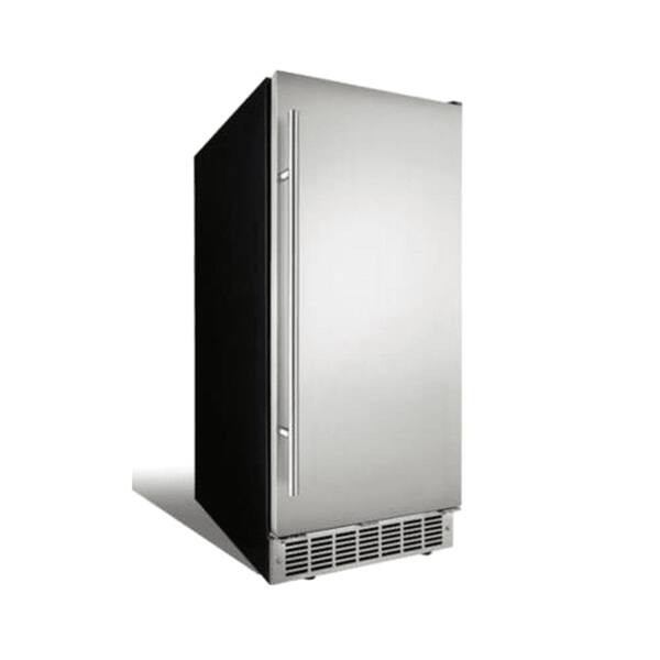 15 Inch Undercounter Ice Maker with 25 Lbs. Storage Capacity - N/A ...