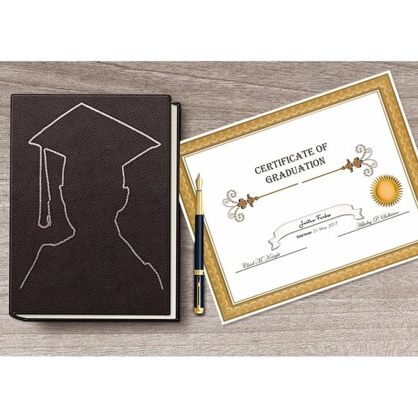 96 Pack Certificate Papers - 6 Different Assorted Colors Award ...