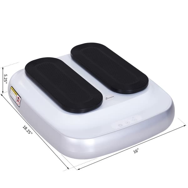 Soozier Seated Portable Electric Leg Exerciser Equipment Machine with ...