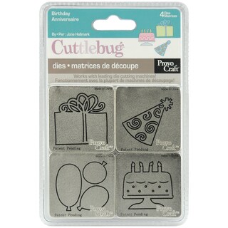 Cuttlebug Die Set of 4 (2 in. x 2 in.) - Bed Bath & Beyond - 2988190