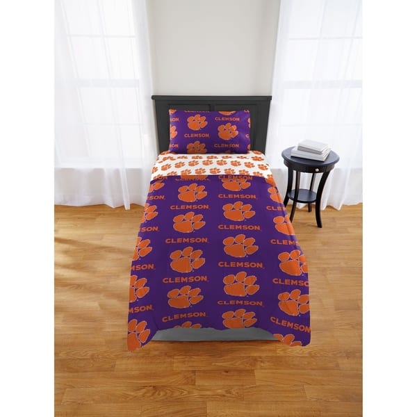 NCAA Clemson Tigers Twin/XL Bed In a Bag Set - Bed Bath & Beyond - 29891904