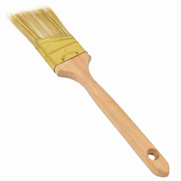 ALEKO Angle Sash Polyester Paint Brush with Wooden Handle - 2 Inches ...