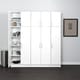 Prepac Elite Storage Cabinet Set - 80" W x 89" H x 16" D - Bed Bath ...