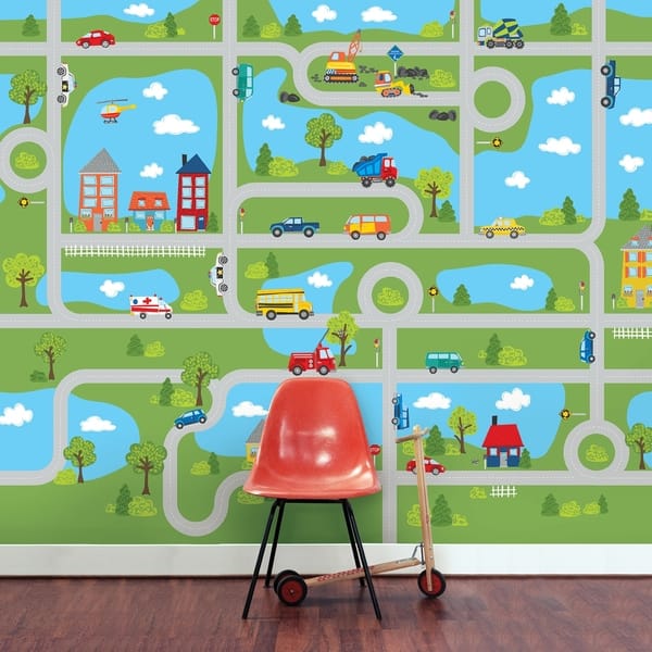 Wall Rogues Road Map Mural - Bed Bath & Beyond - 29905138