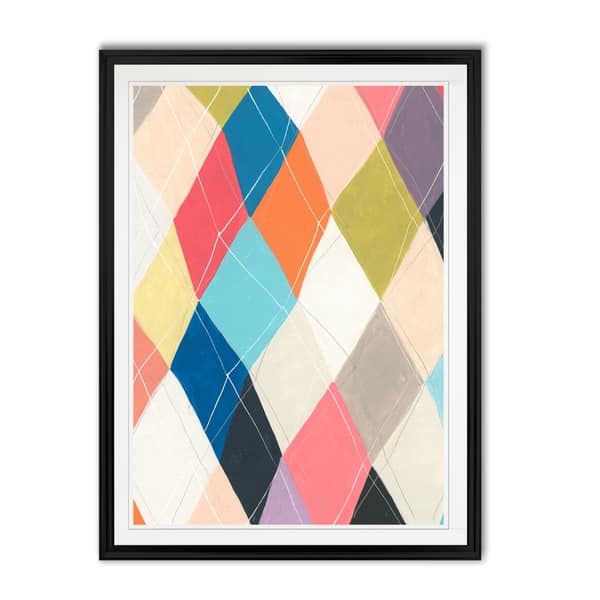 Harlequin Hopscotch I -Custom Framed Print - Bed Bath & Beyond - 29918991