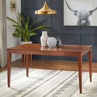 Finch Grant Dining Table, Modern Farmhouse Wood Trestle Base, 67" Long ...