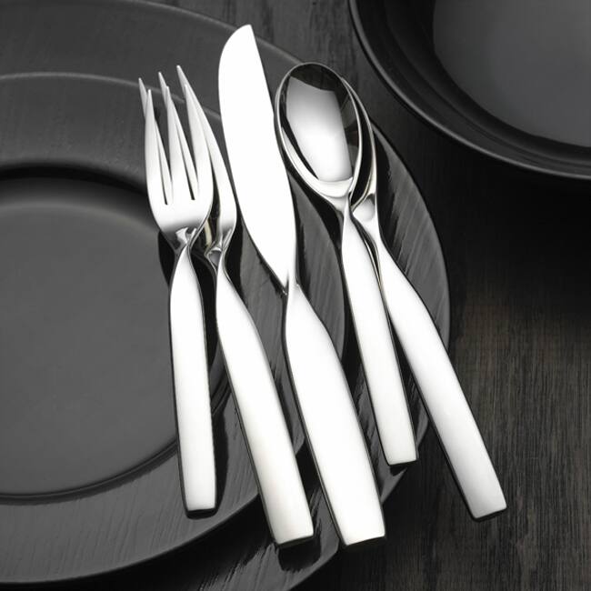 Sasaki Double Helix 5-piece Flatware Set - Overstock - 2994560