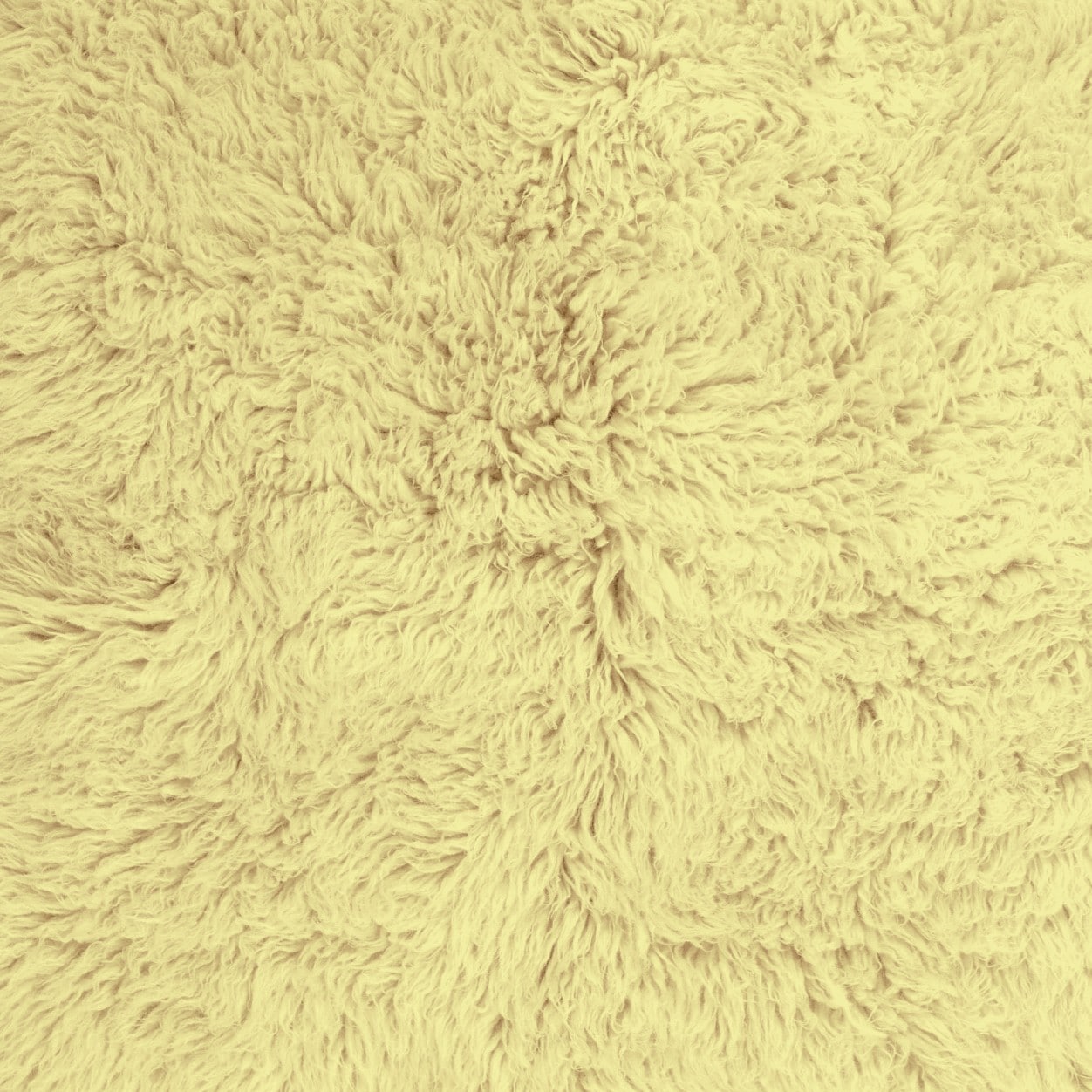 New Flokati Pastel Yellow Rug (5' x 8') - Bed Bath & Beyond - 2202254