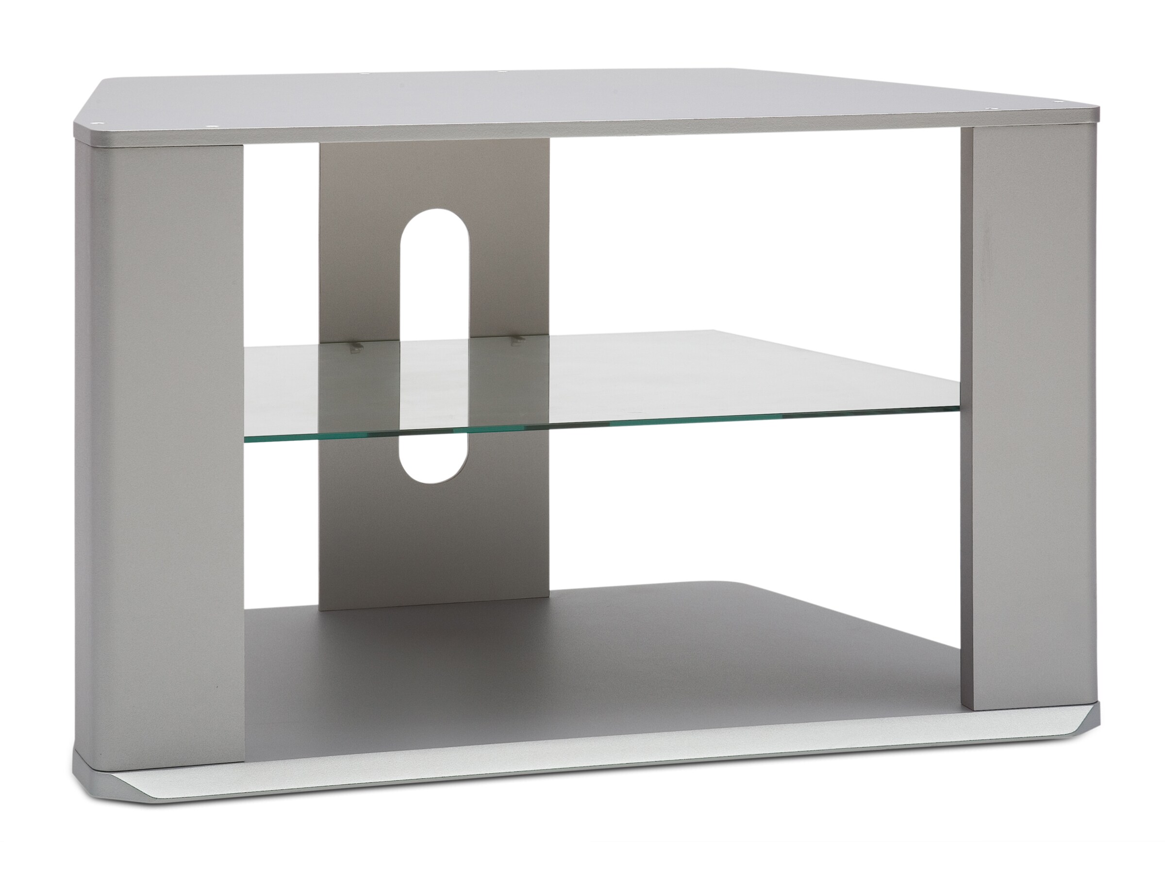 Le Vello Costar 30-inch Wood and Glass TV Stand - Bed Bath & Beyond ...