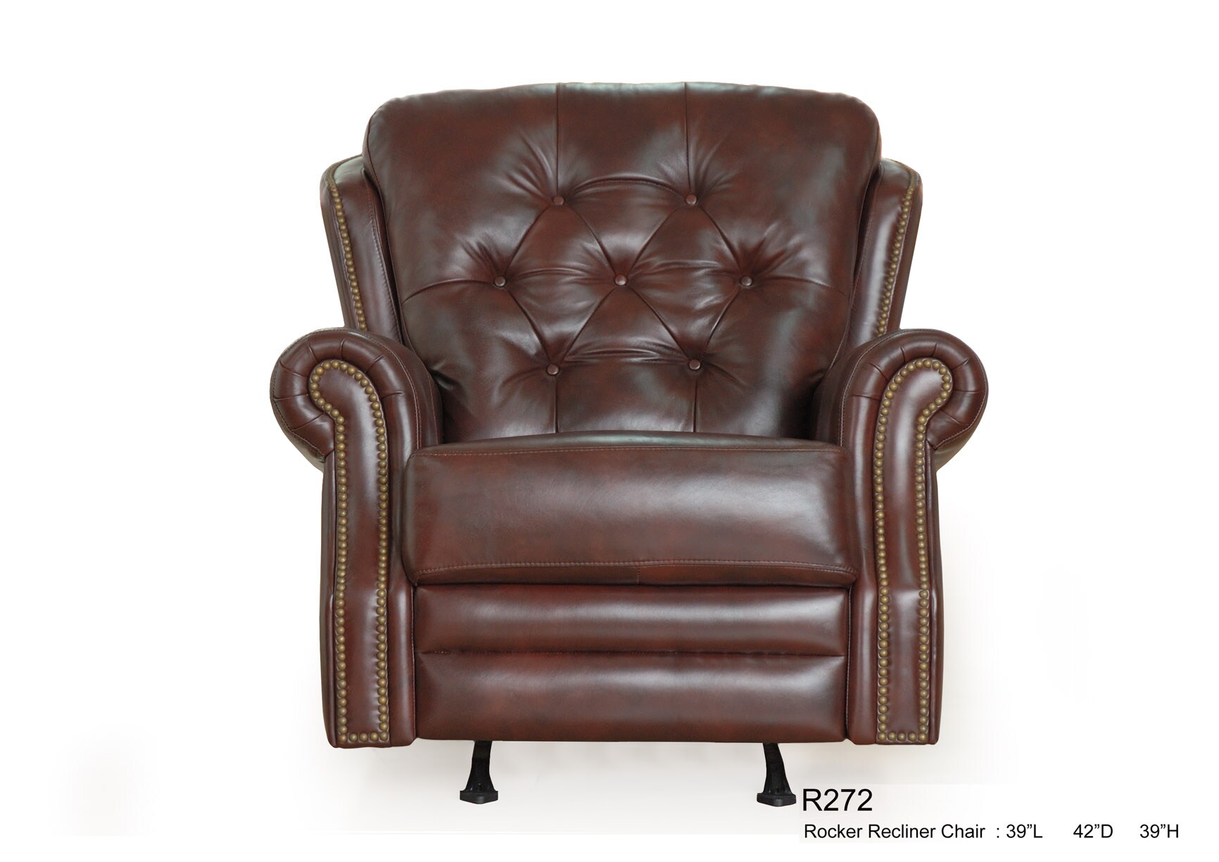 Duke Leather Rocker/ Recliner - Bed Bath & Beyond - 3256608