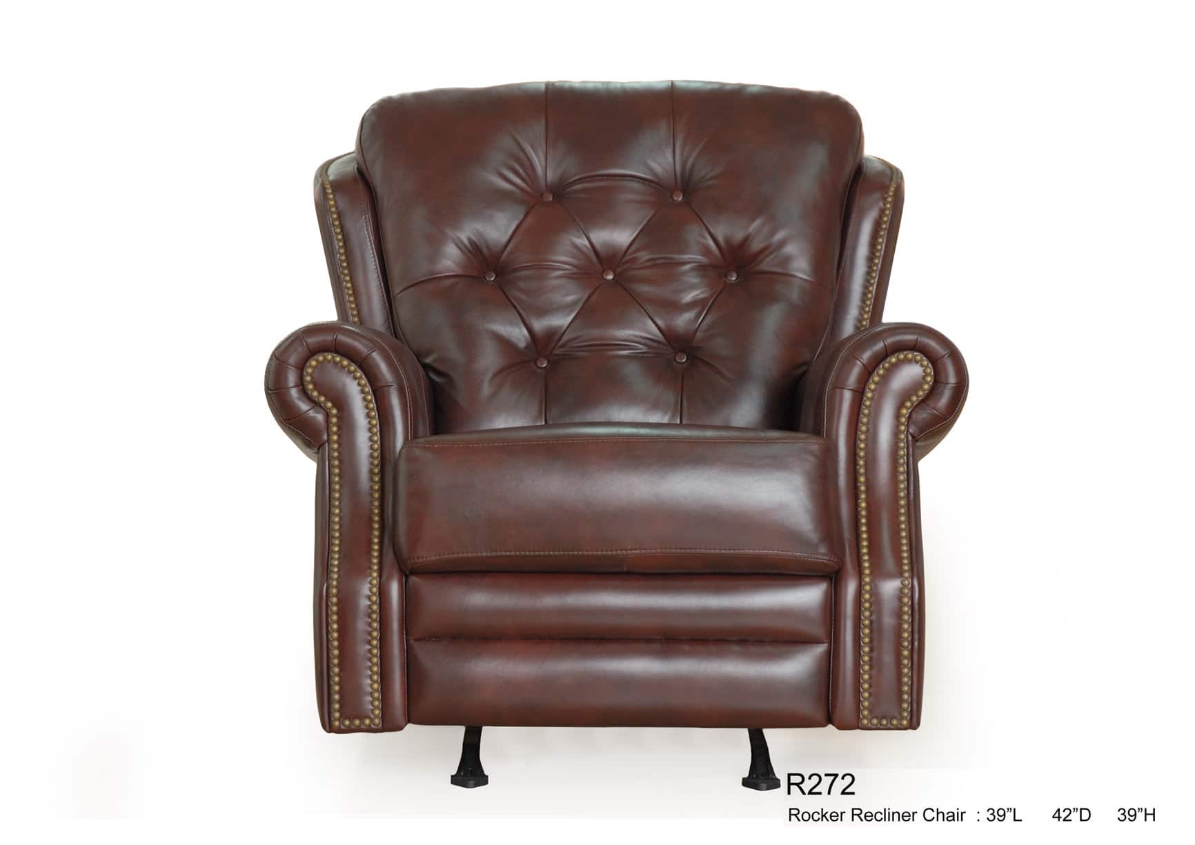 Duke Leather Rocker/ Recliner - Bed Bath & Beyond - 3256608