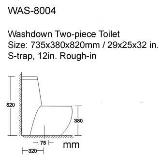 Wasauna Contemporary One-piece Toilet - Bed Bath & Beyond - 1583156