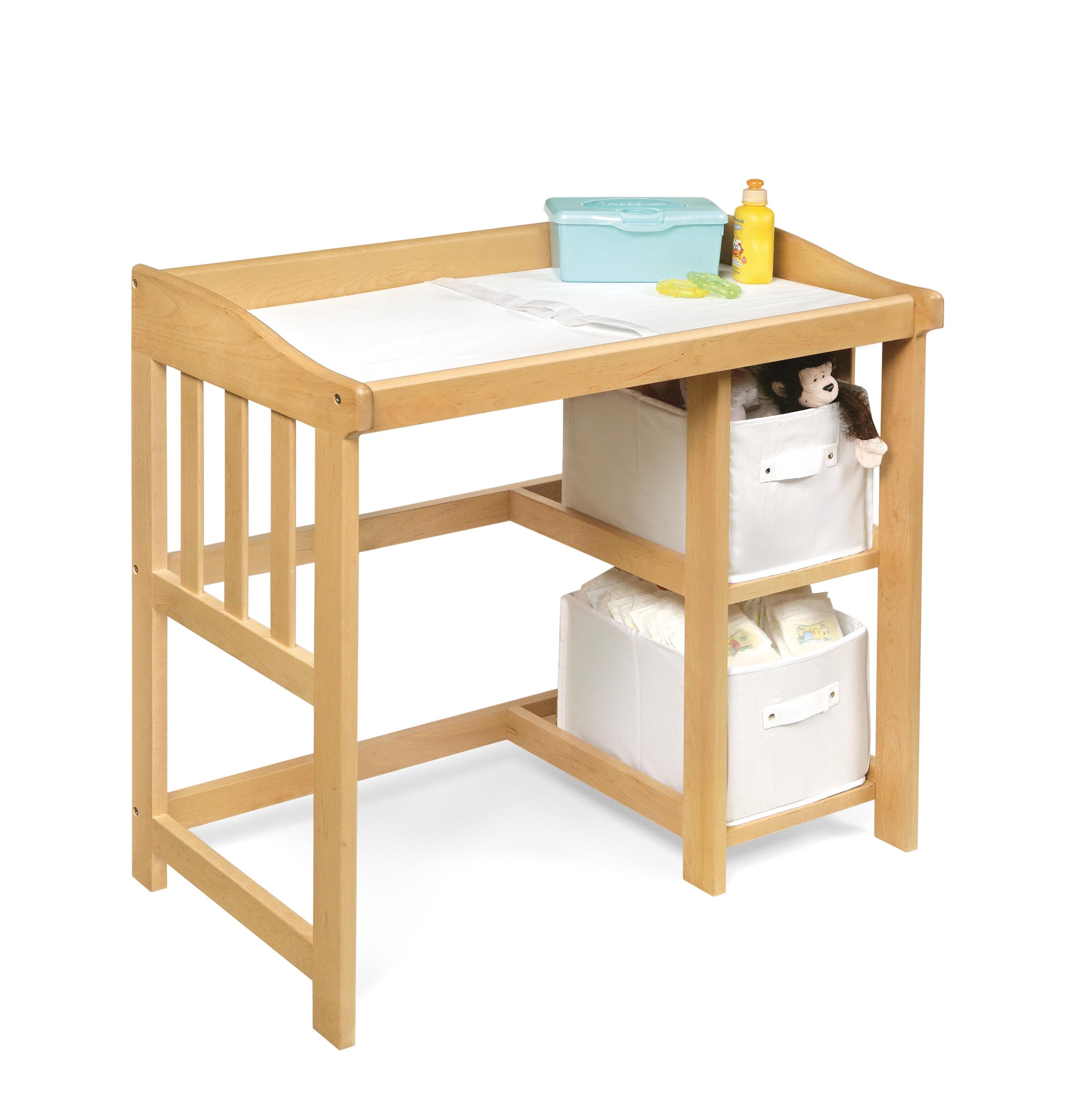 Natural Baby Changing Table with Desk Conversion - Bed Bath & Beyond ...