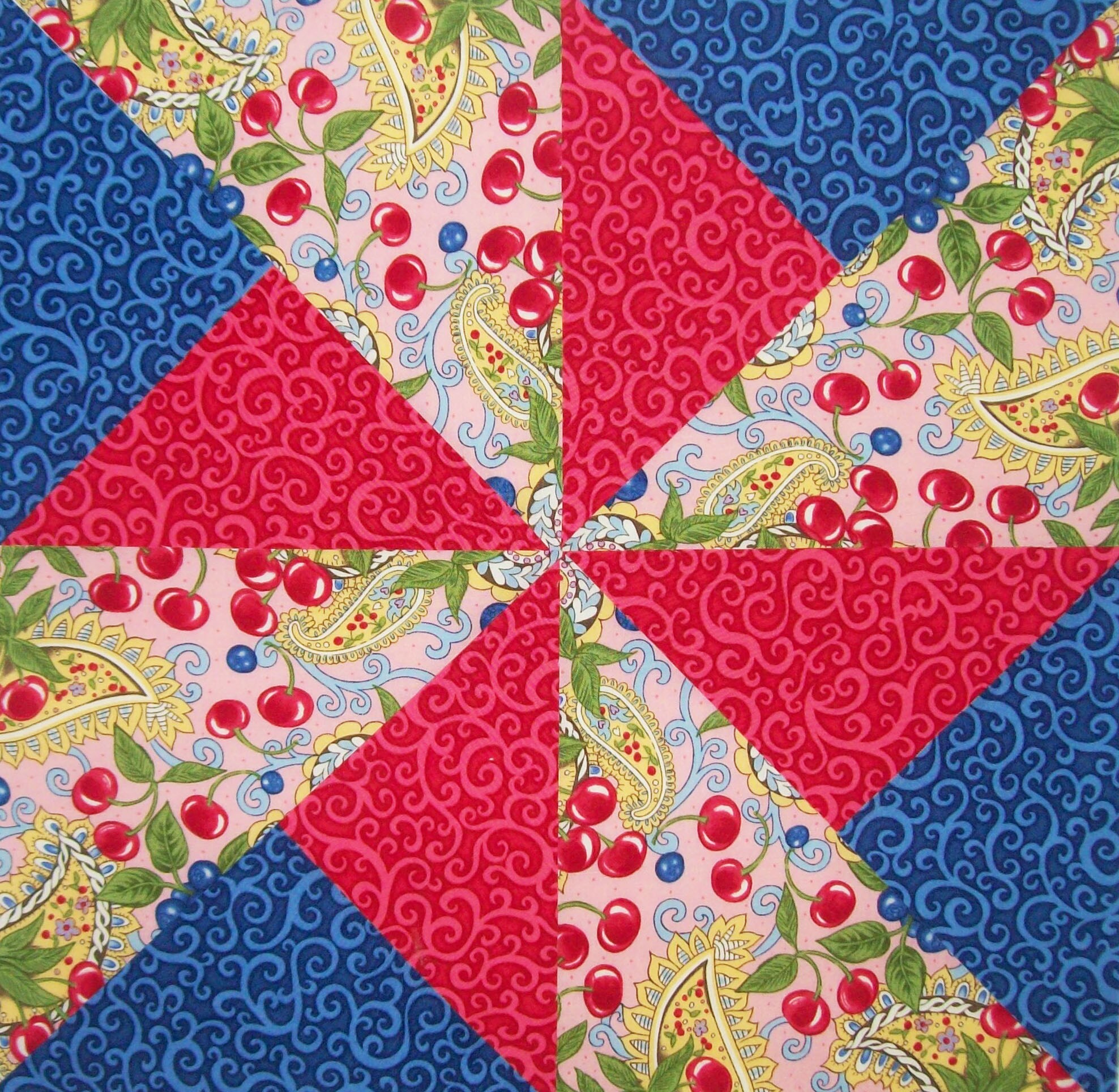 Moda Berry Delicious Pinwheel Quilt Block Kit - Bed Bath & Beyond - 3912337