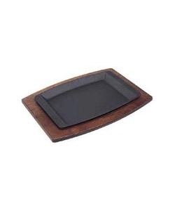 Lodge Wood Rectangle Sizzle Plate Underliner - Bed Bath & Beyond - 1785406