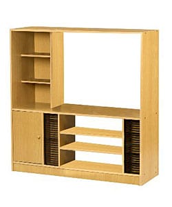 Beech Space Saver Entertainment Center - Bed Bath & Beyond - 2918697