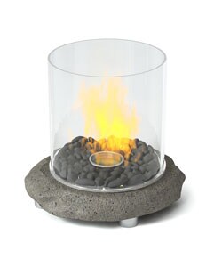 Red Volcano Scandinavian Stone Centerpiece - Bed Bath & Beyond - 2964651