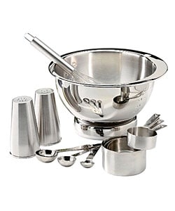 Mix and Measure 13-piece Stainless Steel Cookware Set - Bed Bath ...
