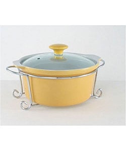 Mayfair and Jackson Round Porcelain Casserole Dish - Bed Bath & Beyond ...