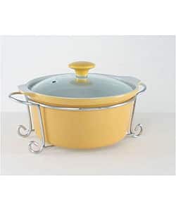 Mayfair and Jackson Round Porcelain Casserole Dish - Bed Bath & Beyond ...