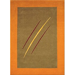 Hand-tufted Scratch Wool Rug (4' x 6') - Bed Bath & Beyond - 3017322