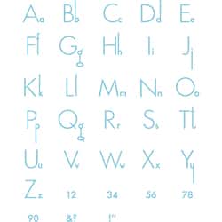 Quickutz Uptown Girl Classic Complete Alphabet - Bed Bath & Beyond ...