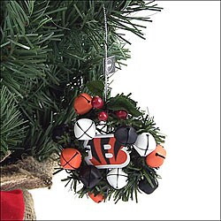 Cincinnati Bengals NFL Christmas Wreath Ornament - Bed Bath & Beyond ...