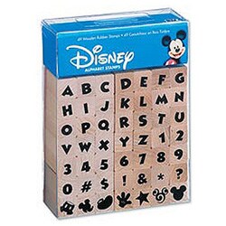 EK Success Mickey ABC Stamp Set (Pack of 49) - Bed Bath & Beyond - 3127981