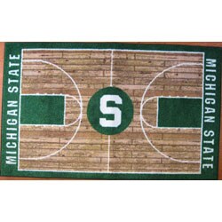 NCAA Michigan State Spartans Basketball Rug (2'6 x 4'2) - Bed Bath ...