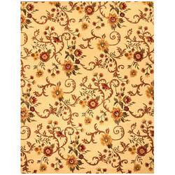 Hand-tufted Daisy Print Wool Rug (7'9 x 9'9) - Bed Bath & Beyond - 3141948