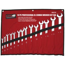 Grip 14-piece SAE Professional Extra Large Combo Wrench Set - Bed Bath ...