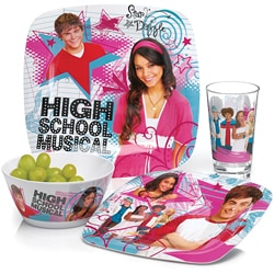 Zak! 4-piece High School Musical Dinner Set - Bed Bath & Beyond - 3187065