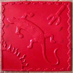Lizard Sun Decorative Concrete Stamp - Bed Bath & Beyond - 3196418