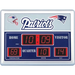 New England Patriots Scoreboard Clock - Bed Bath & Beyond - 3235569