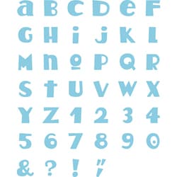 QuicKutz Moxie Classic Unicase Alphabet Die Set - Bed Bath & Beyond ...