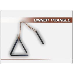 WFS Iron Dinner Triangle - Bed Bath & Beyond - 3261478