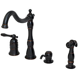 Streamline Single-handle Kitchen Faucet with Sprayer - Bed Bath ...