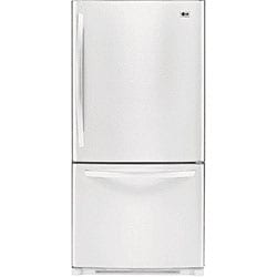 LG White Bottom-freezer 22-cubic-foot Refrigerator - Bed Bath & Beyond ...
