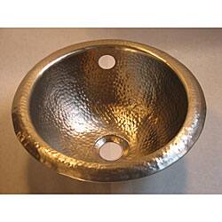 Hammered Copper 12-inch Overflow Sink - Bed Bath & Beyond - 3344399