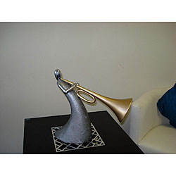 Trumpet Musician Statue - Bed Bath & Beyond - 3365045