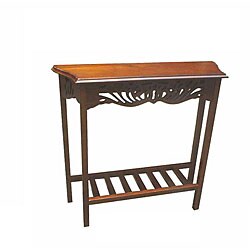 Victoria Mahogany Console Table - Bed Bath & Beyond - 3378671