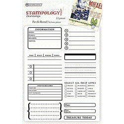 Stampology For the Record 3 Clear Stamps - Bed Bath & Beyond - 3410313
