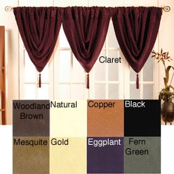 Velvet Waterfall Valance (45 in. x 38 in.) - Bed Bath & Beyond - 3431139