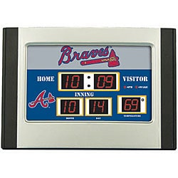 Atlanta Braves Scoreboard Desk Clock - Bed Bath & Beyond - 3457536