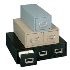 Card Cabinet, Steel, 3000 Card Capacity, 6x9, Black - Bed Bath & Beyond ...