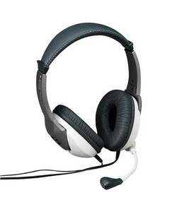 Deluxe Multimedia Gray Boom Microphone Stereo Headset - Bed Bath ...