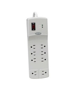 8 Outlet Block Surge Protector with Phone/Fax, 1840 Joules (Each) - Bed ...
