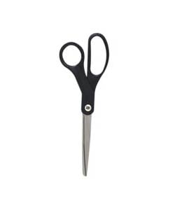 Black Straight 8" Ambidextrous Scissors - Bed Bath & Beyond - 980359