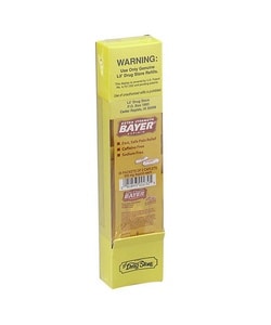 Bayer Aspirin Tablets, Single Dose Medicine Packets (Box of 30) - Bed ...